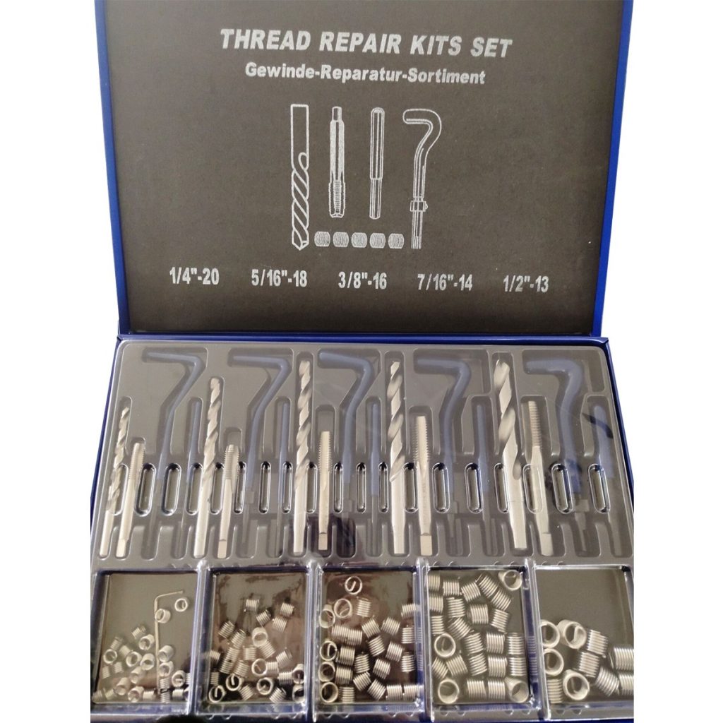 COARSE PITCH 132 PIECE HELICAL S.T.I. MASTER THREAD REPAIR KIT – Emrick ...